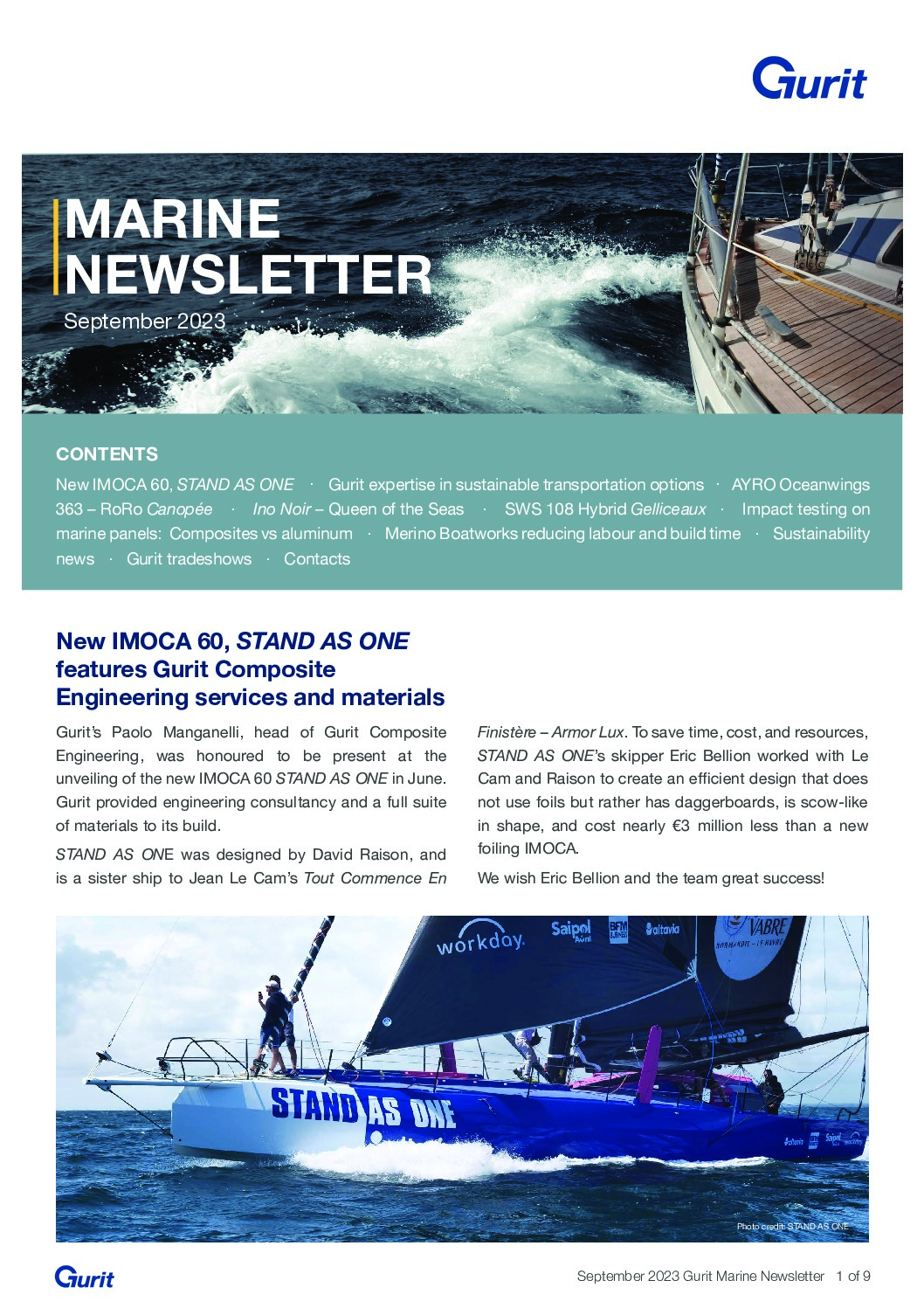 Marine Newsletter - Gurit